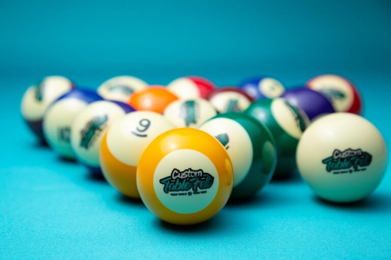 Custom Logo Billiard Balls | Custom Table Felt