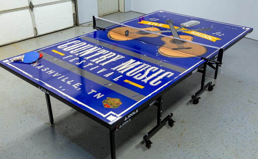 Ping Pong Table Wrap | Custom Table Felt