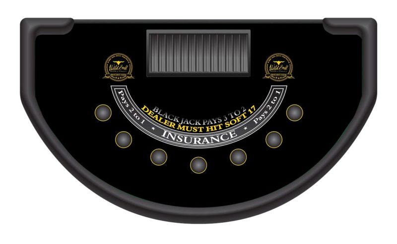 Custom Blackjack Table Felt | Casino Design Layout
