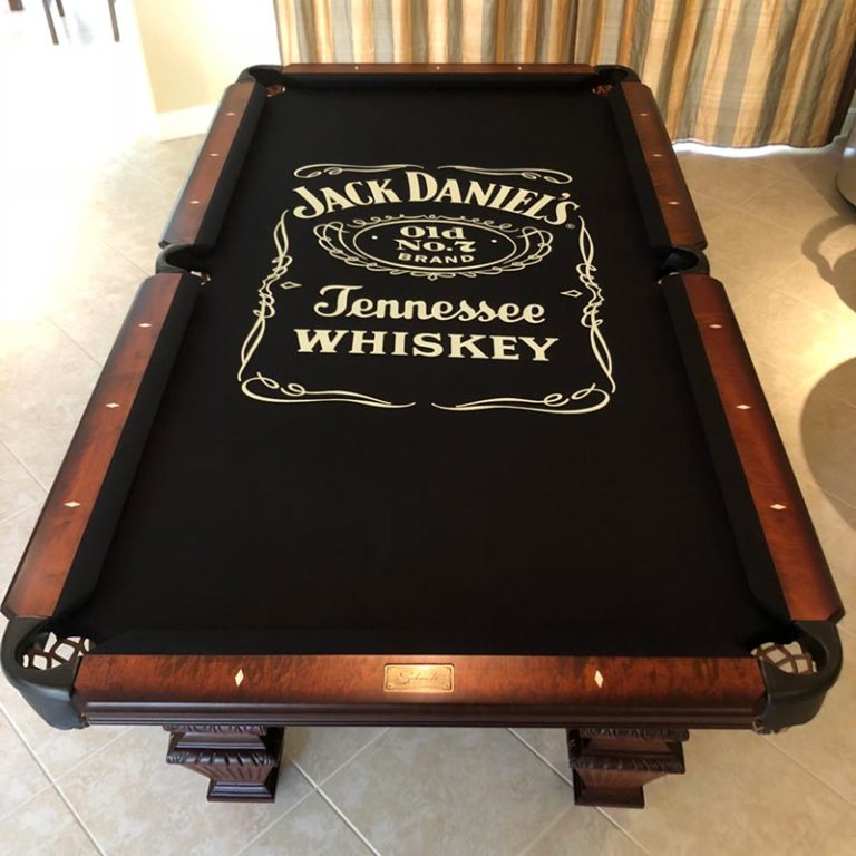 Jack Daniels Pool Table Felt | TN Whiskey Billiard Cloth