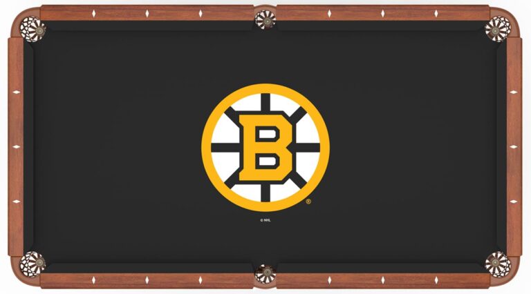 Boston Bruins Logo Pool Table | 8Foot NHL Billiard Table