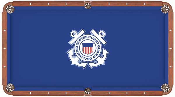 U.S. Coast Guard Pool Table Felt ⋆ Custom Table Felt