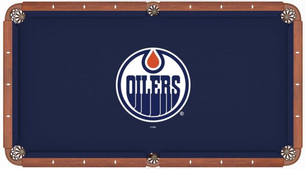 Edmonton Oilers Logo Pool Table | 8Foot NHL Billiard Table