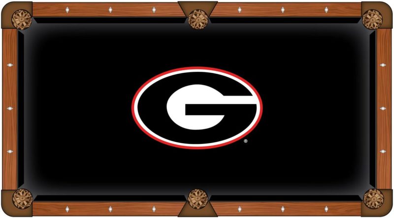 Georgia Bulldogs Pool Table Felt | NCAA Worsted Billiard Cloth