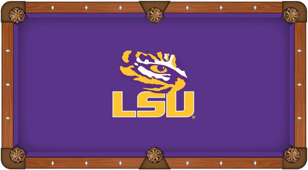 LSU Tigers Logo Pool Table | 8Foot Billiard Table