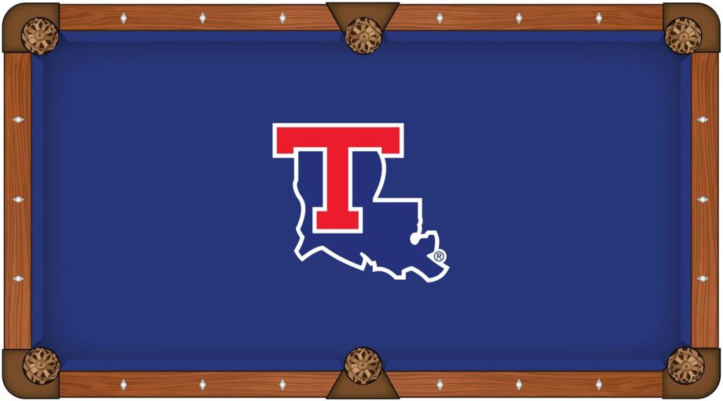 Louisiana Tech Bulldogs Pool Table Felt | Worsted Billiard Cloth