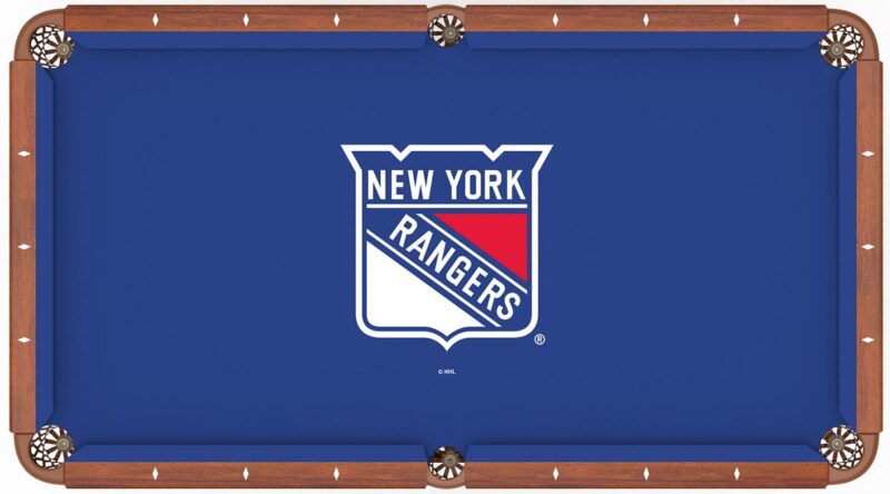 New York Rangers Logo Pool Table | 8Foot NHL Billiard Table
