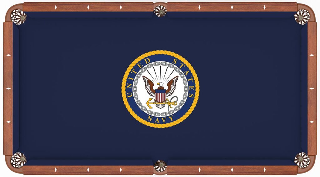 US Navy Pool Table Felt * Worsted Military Billiard Table Cloth