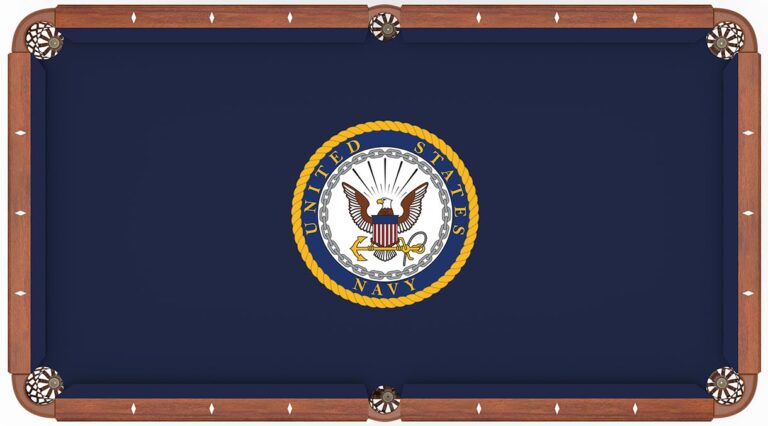 US Navy Pool Table | 8foot Navy Logo Billiard Table