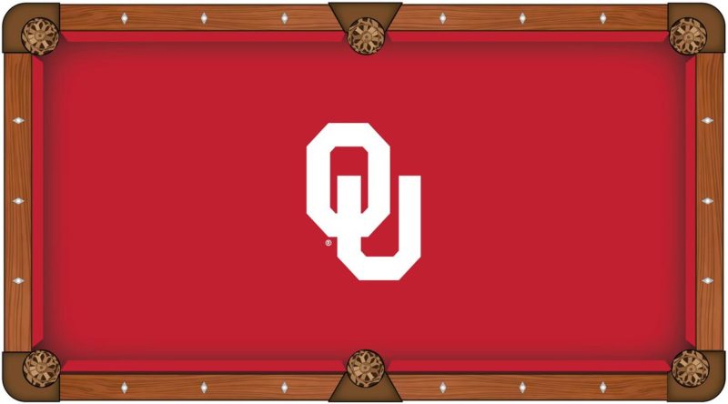 Oklahoma Sooners Pool Table Felt | NCAA Worsted Billiard Cloth