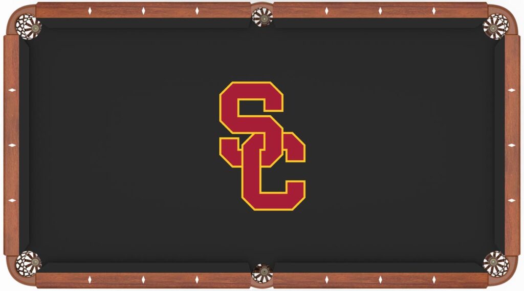 USC Trojans Pool Table Felt | Worsted NCAA Billiard Cloth