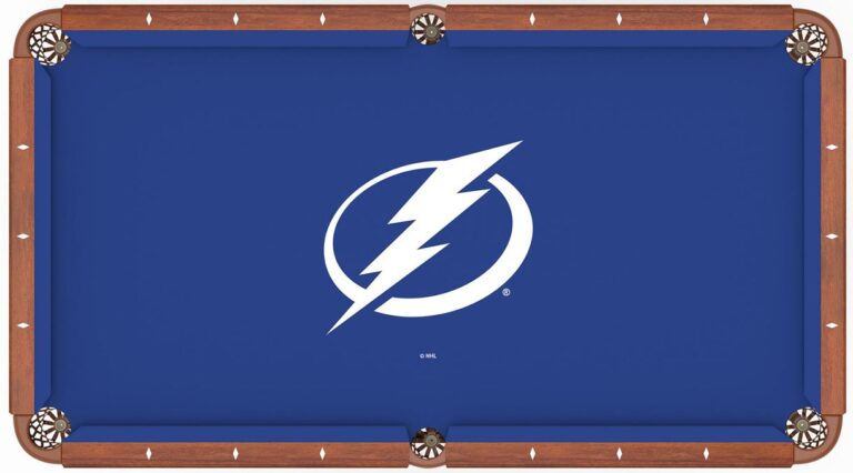 Tampa Bay Lightning Logo Pool Table | 8Foot NHL Billiard Table