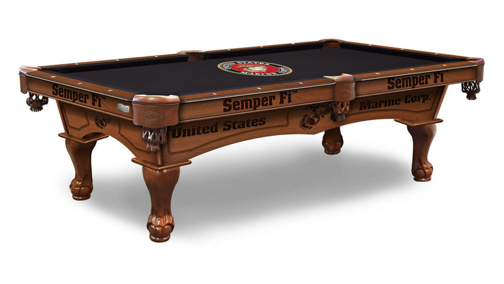 USMC Pool Table | US Marine Corps Logo Billiard Table