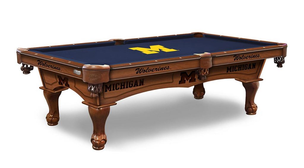 Michigan Wolverines Logo Pool Table | 8Foot Billiard Table