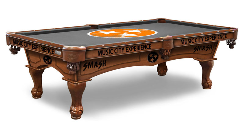 Custom Logo Pool Table | 8foot Laser Engraved Billiard Table
