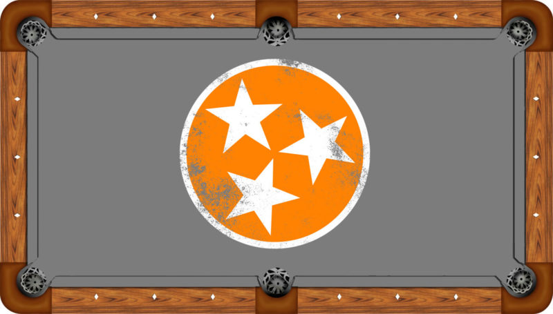 Custom Logo Pool Table | 8foot Laser Engraved Billiard Table