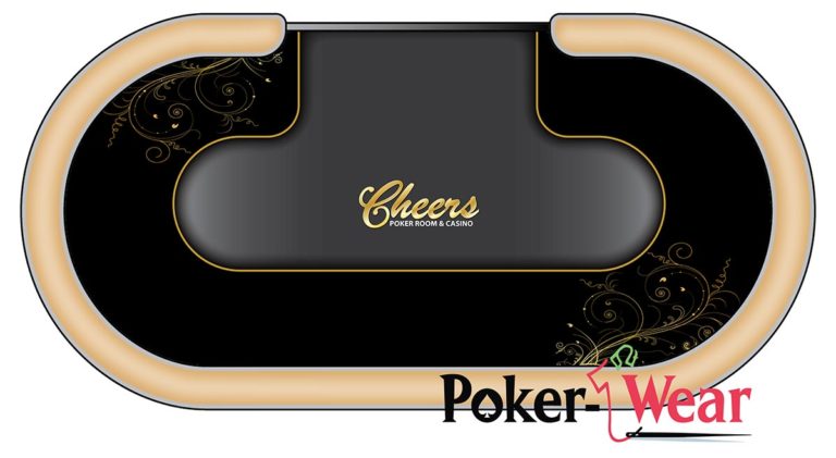 Custom Poker Table Felt Designs Printed on Casino Speed Cloth