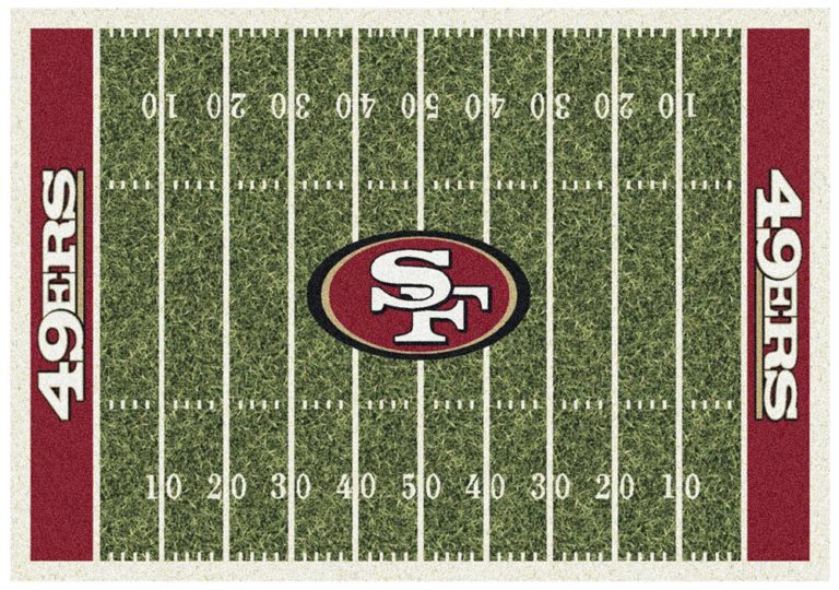 SAN FRANCISCO 49ERS HOMEFIELD RUG ⋆ Custom Table Felt