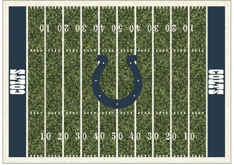INDIANAPOLIS COLTS HOMEFIELD RUG ⋆ Custom Table Felt