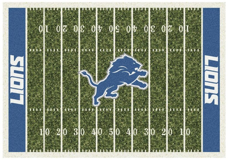 DETROIT LIONS HOMEFIELD RUG ⋆ Custom Table Felt
