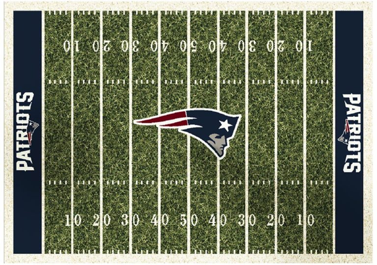NEW ENGLAND PATRIOTS HOMEFIELD RUG ⋆ Custom Table Felt