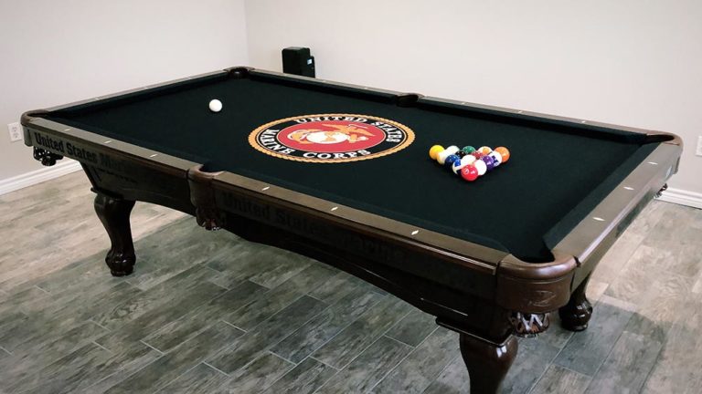 USMC Pool Table | US Marine Corps Logo Billiard Table