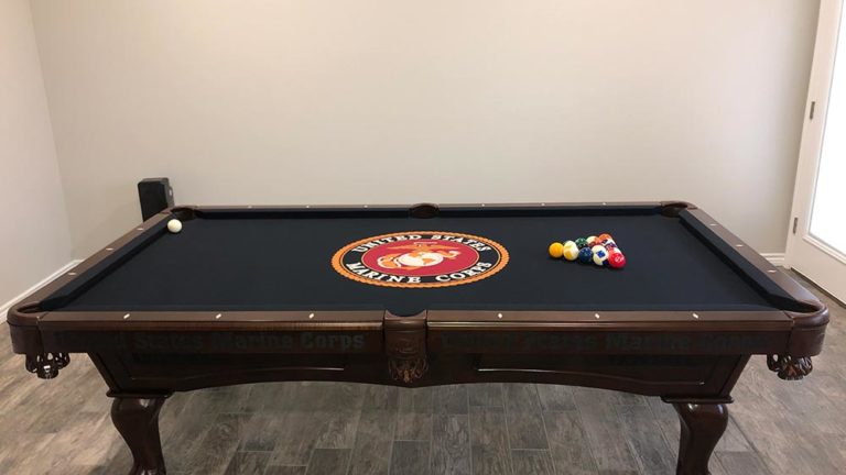 USMC Pool Table | US Marine Corps Logo Billiard Table